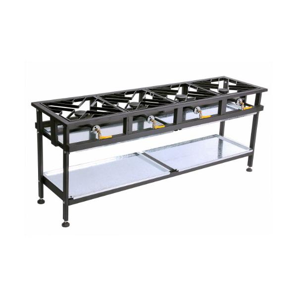 Boiling Table Gas Commercial 4 Burner Straight – Cater Warehouse LTD