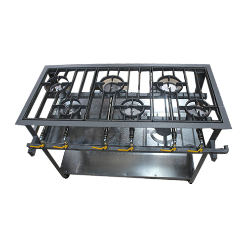 Boiling Table Gas 6 Burner Staggered – Cater Warehouse LTD