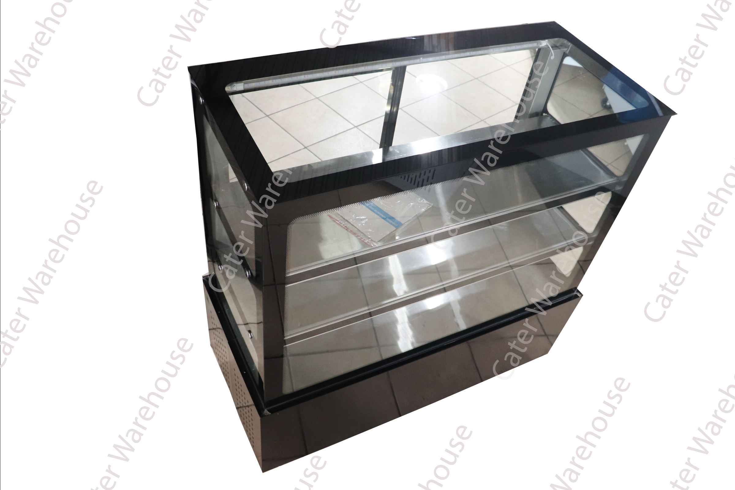 Cake-Display-Fridge-Square-Glass-1.2m – Cater Warehouse LTD
