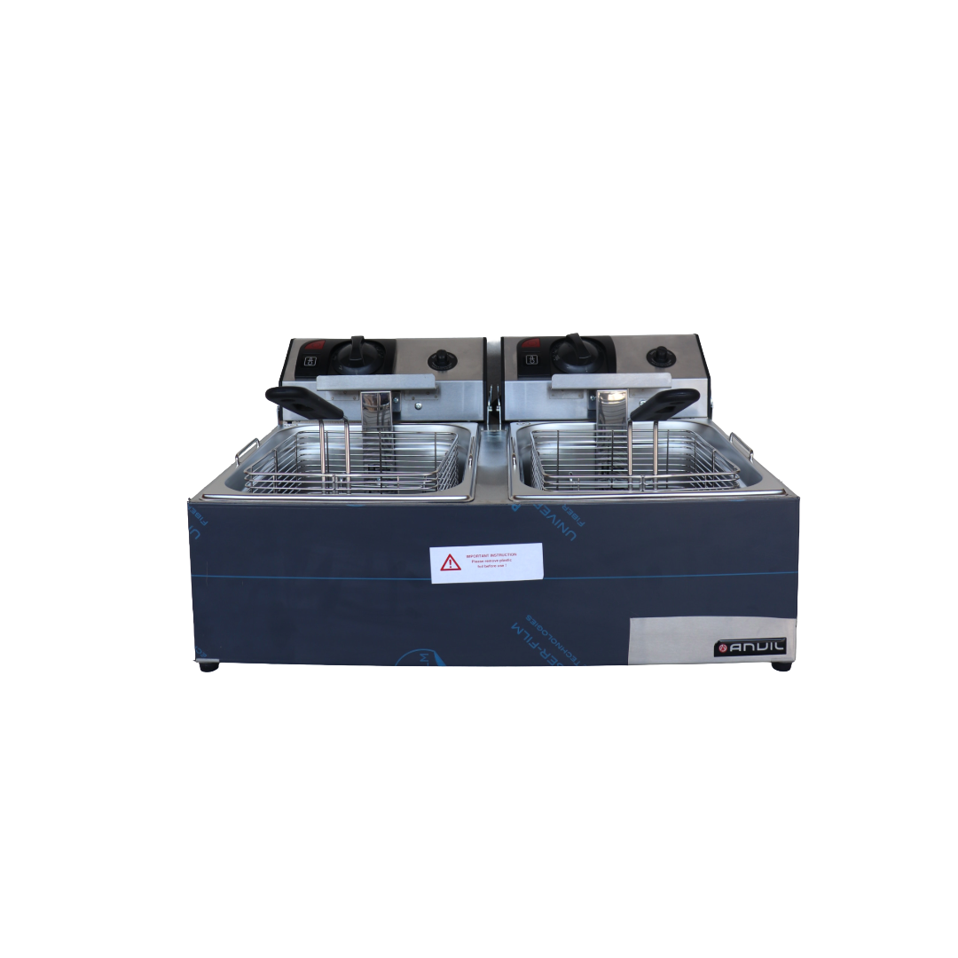 Deep Fat Fryer Gas – Double Pan – Cater Warehouse LTD